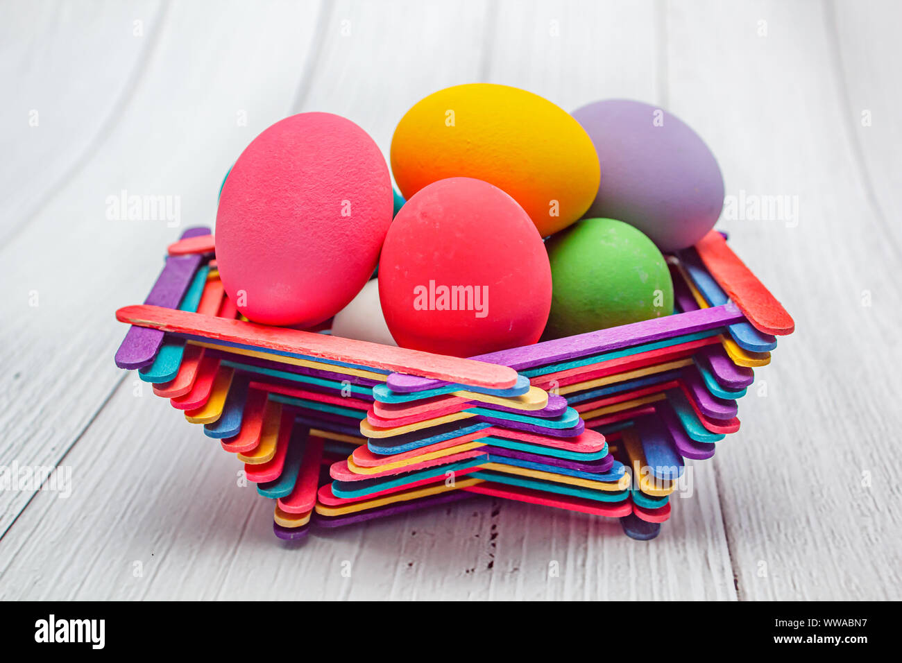 Colorful Easter Eggs Wallpaper