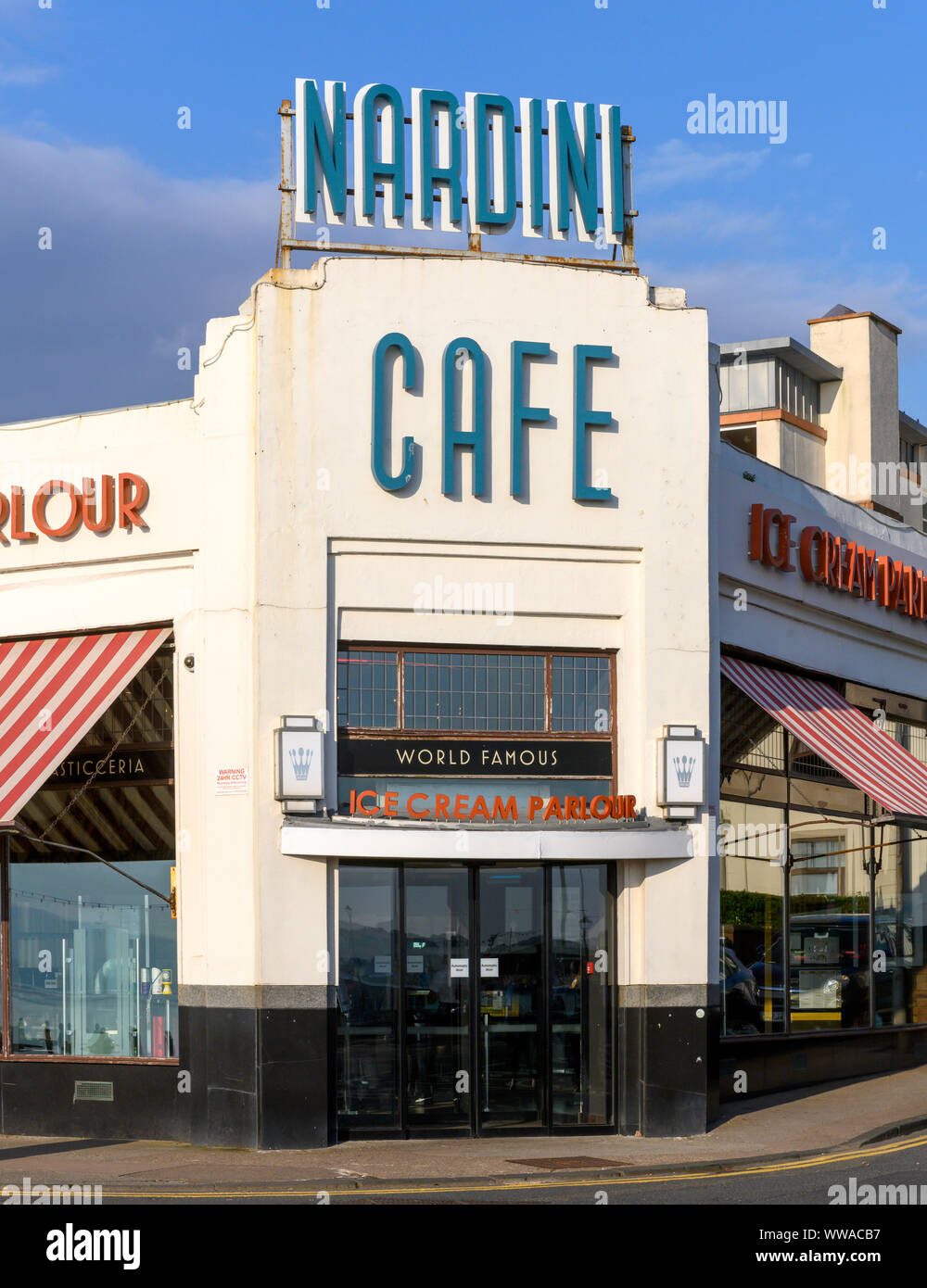 Nardini restaurant and café at Largs, North Ayrshire, Scotland, UK ...