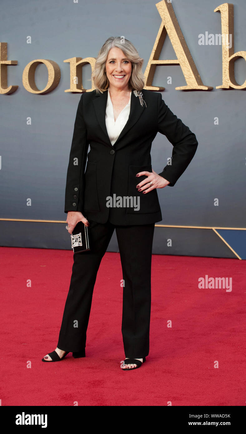 Phyllis Logan at the world premiere of Downton Abbey, at Cineworld ...