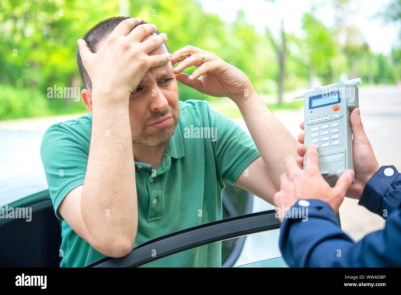 Driver test for alcohol content hi-res stock photography and images - Alamy