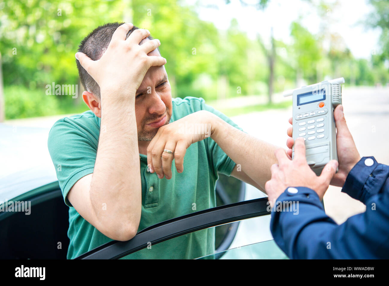 Driver test for alcohol content hi-res stock photography and images - Alamy