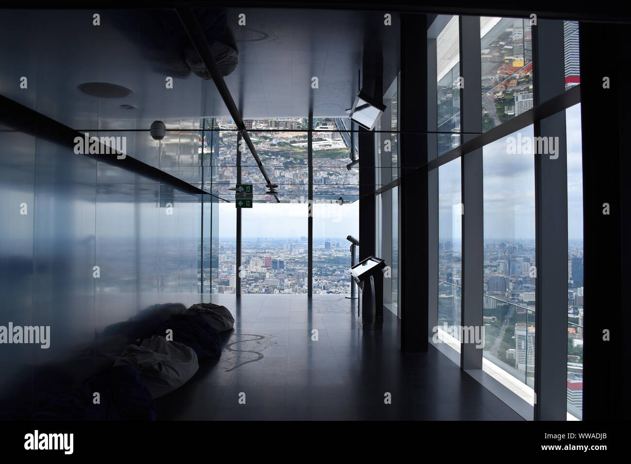 Bangkok, Thailand, 08.20.2019: Indoor 360-Degree Observation Deck with ...