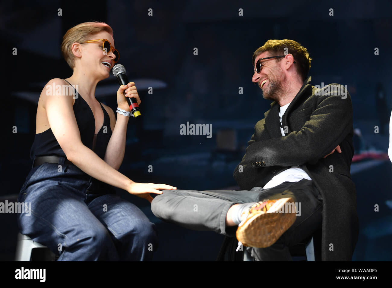 Kate Phillips and Paul Anderson during the Peaky Blinders Festival in ...