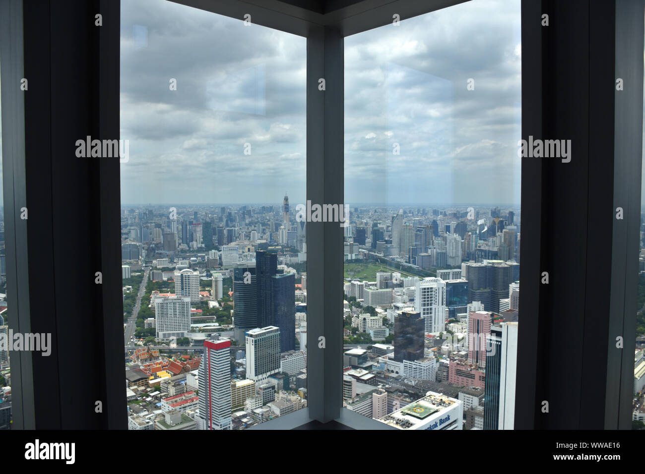 Bangkok, Thailand, 08.20.2019: Indoor 360-Degree Observation Deck with ...