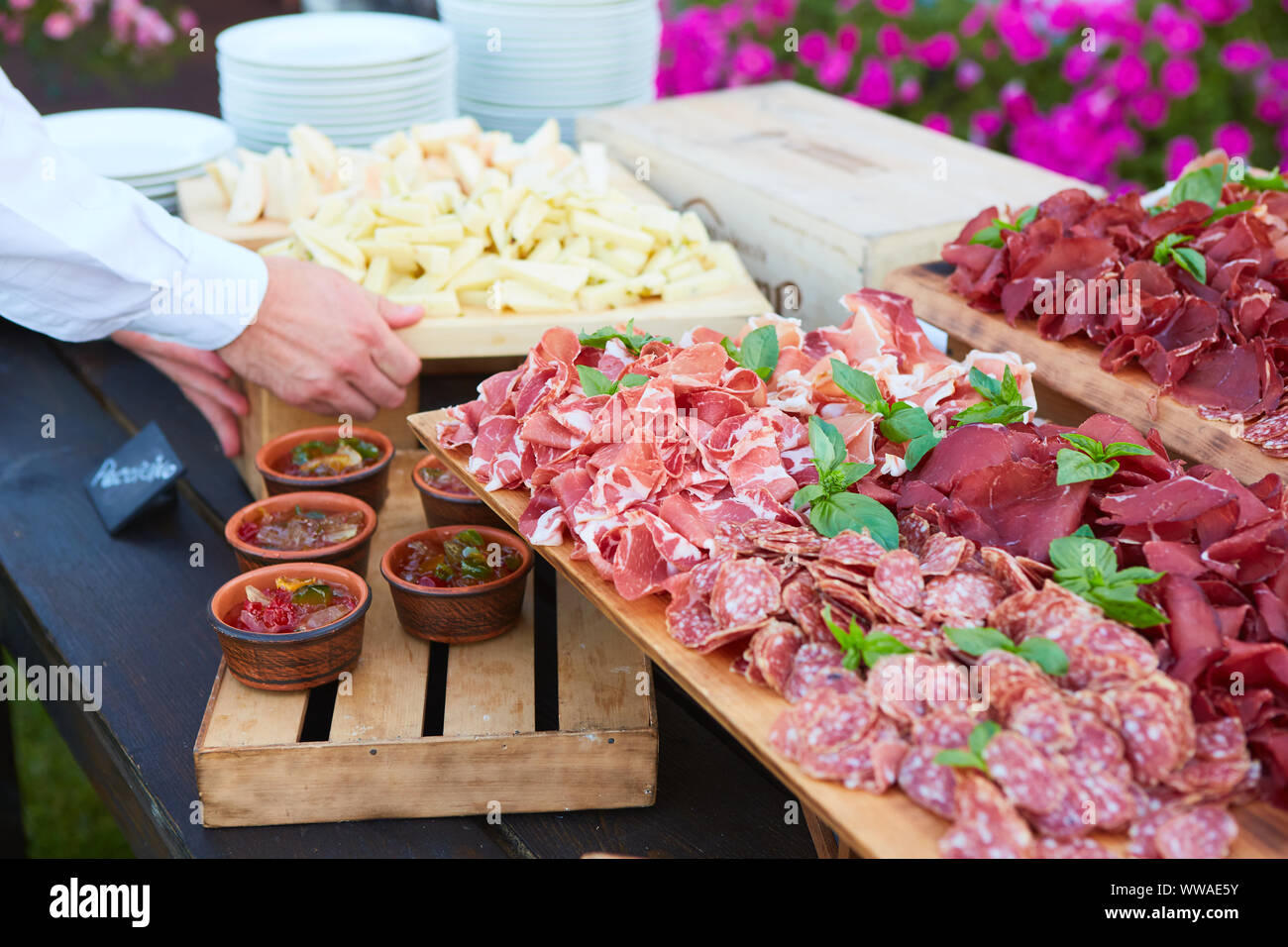 Assorted deli meats ham hi-res stock photography and images - Alamy
