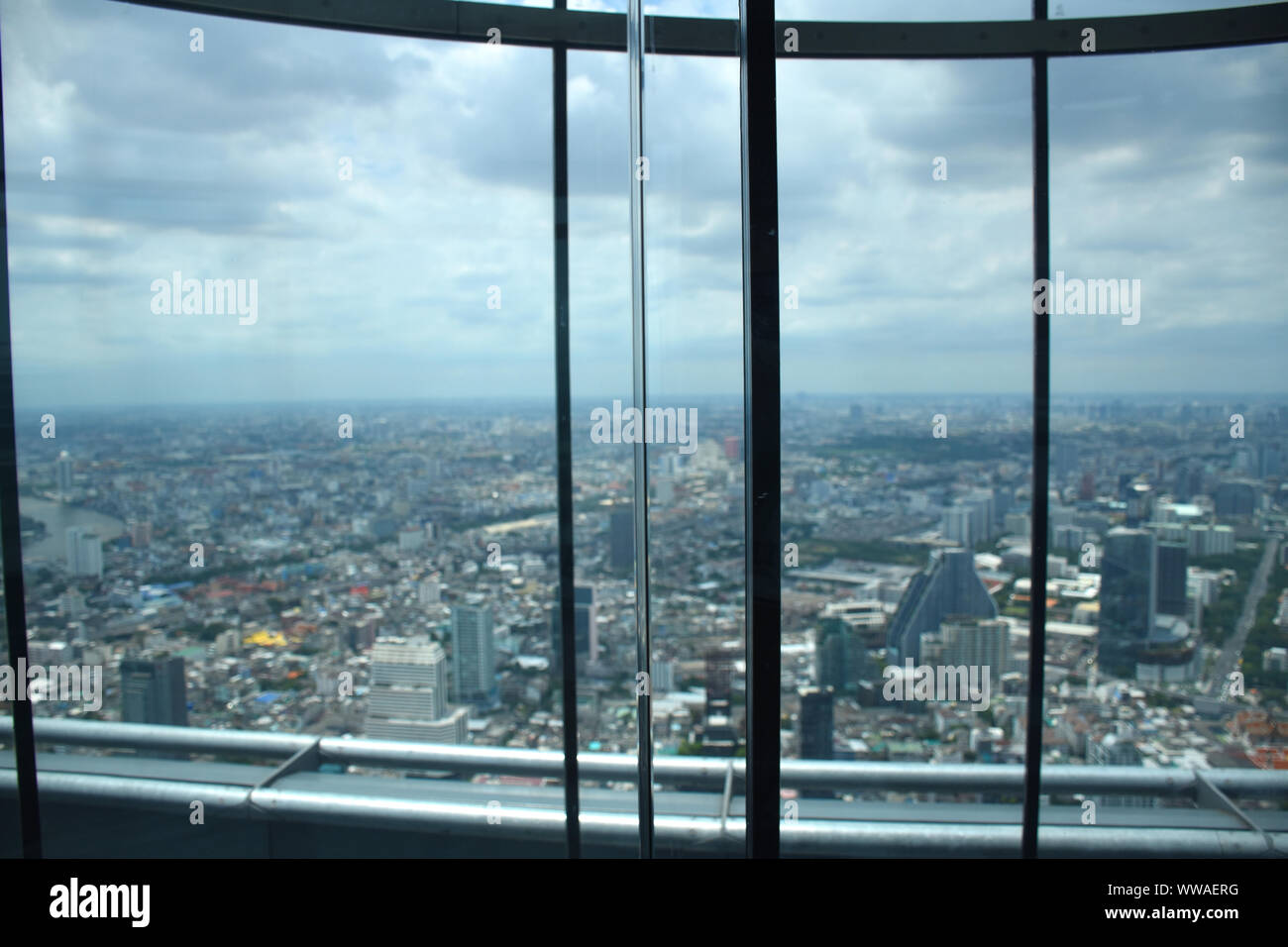 Mahanakhon skywalk observation deck hi-res stock photography and images ...