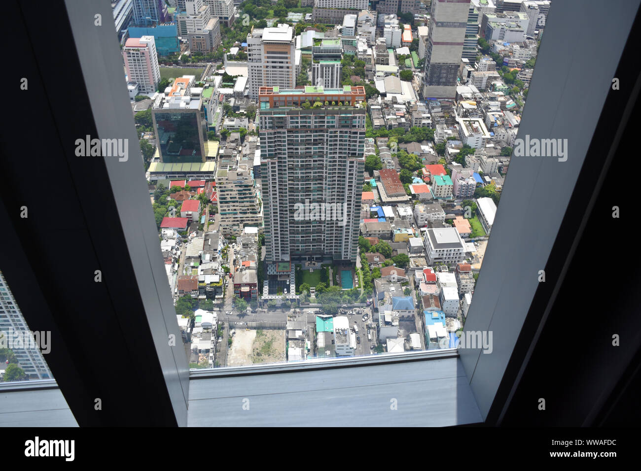 Bangkok, Thailand, 08.20.2019: Indoor 360-Degree Observation Deck with ...