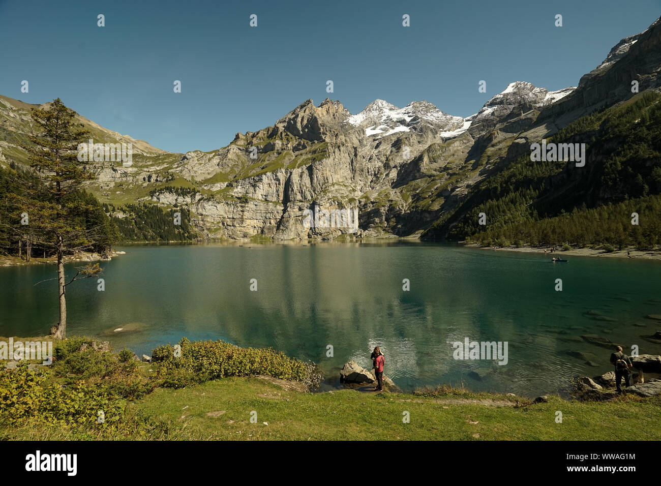 Lake oeschinen hi-res stock photography and images - Alamy