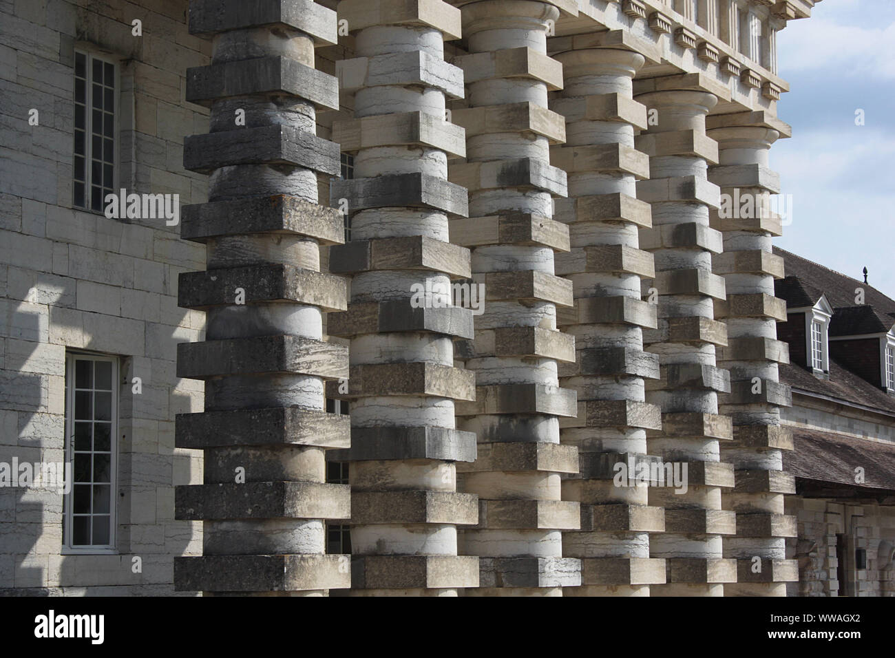 Close-up of the Director's House, designed by Ledoux at the Saline ...