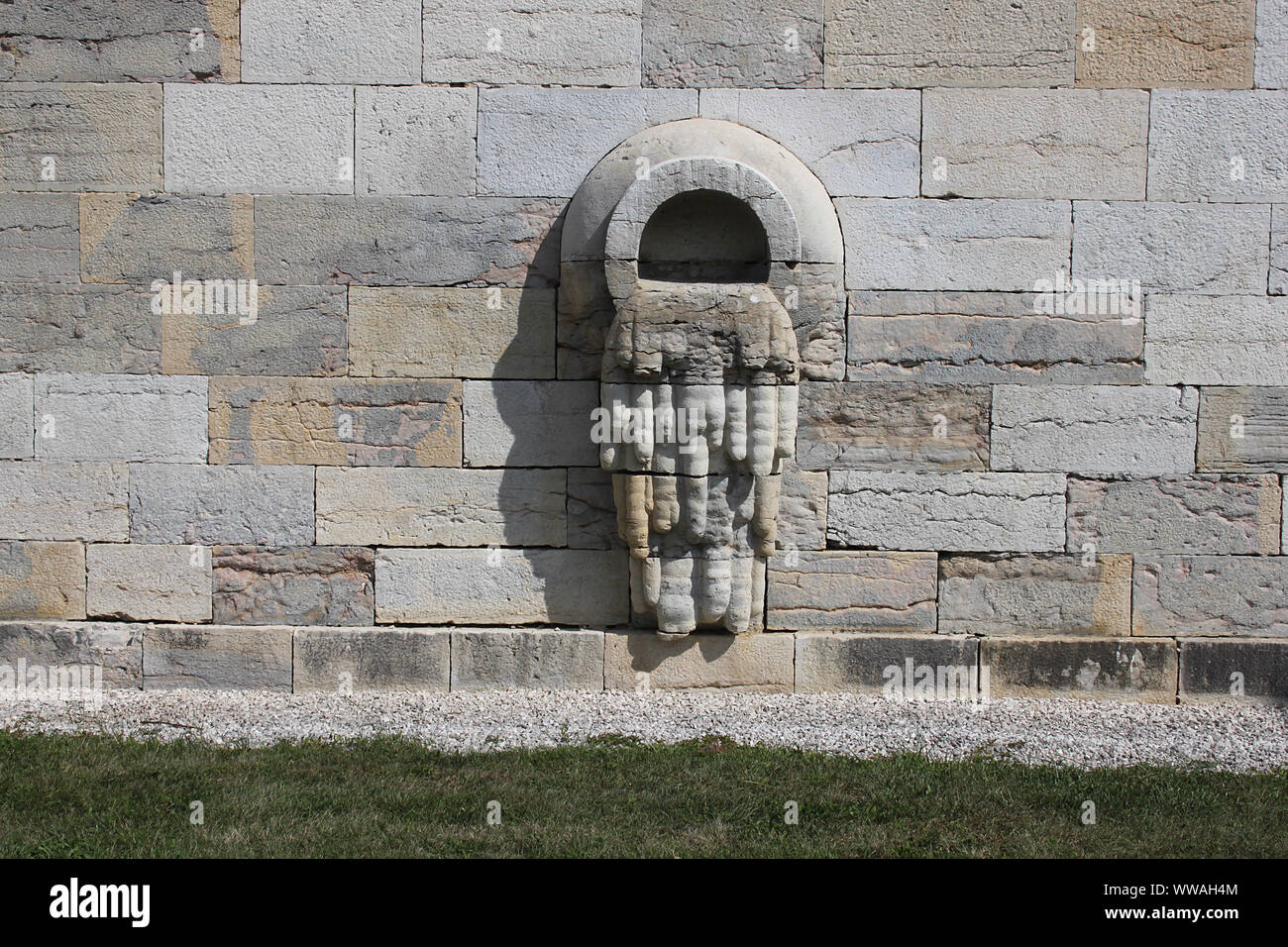 Motif at the Saline royale (the royal saltworks) at Arc-et-Senans. The ...