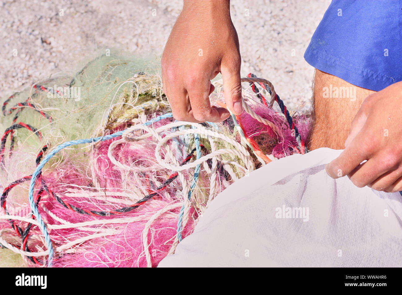 Textile industry water pollution hi-res stock photography and images ...