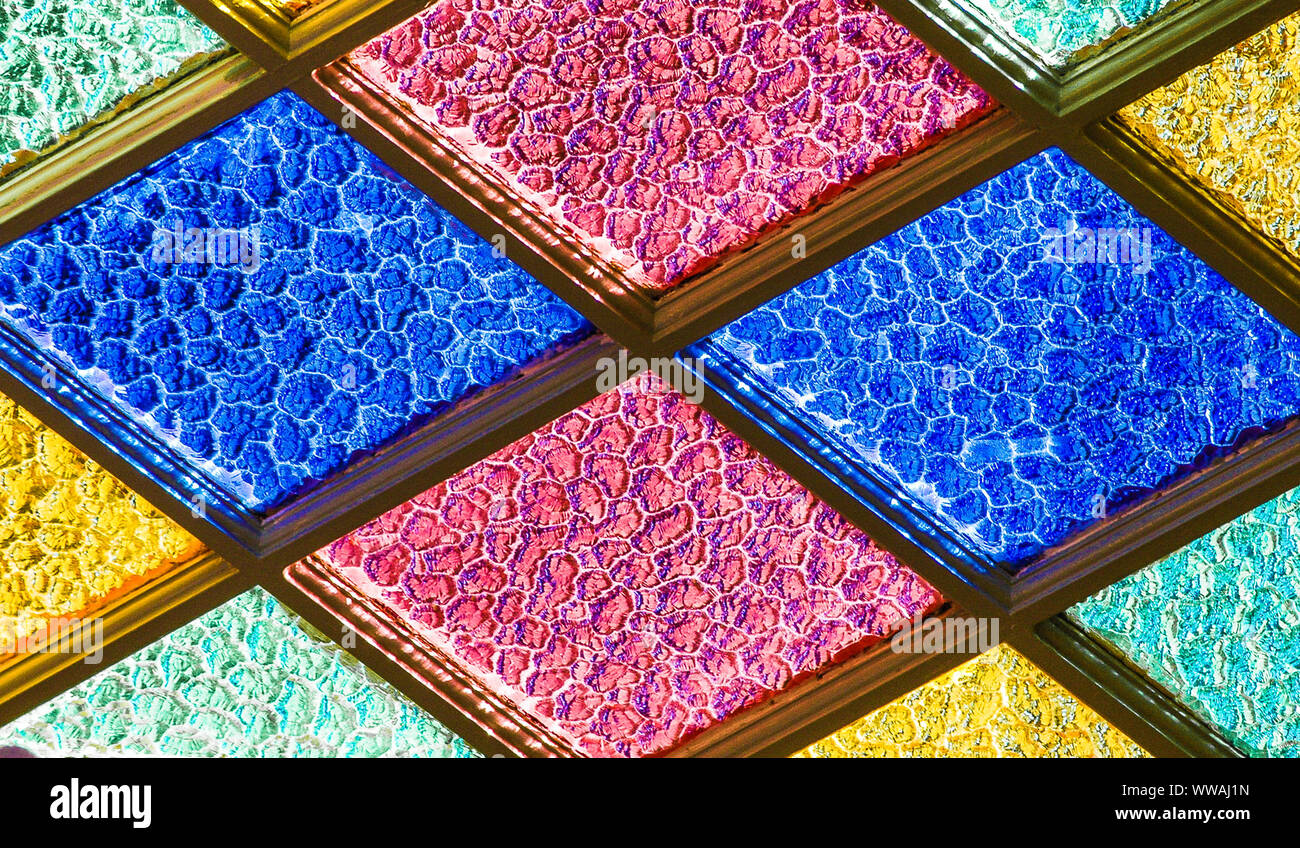 coloured window frame Stock Photo - Alamy