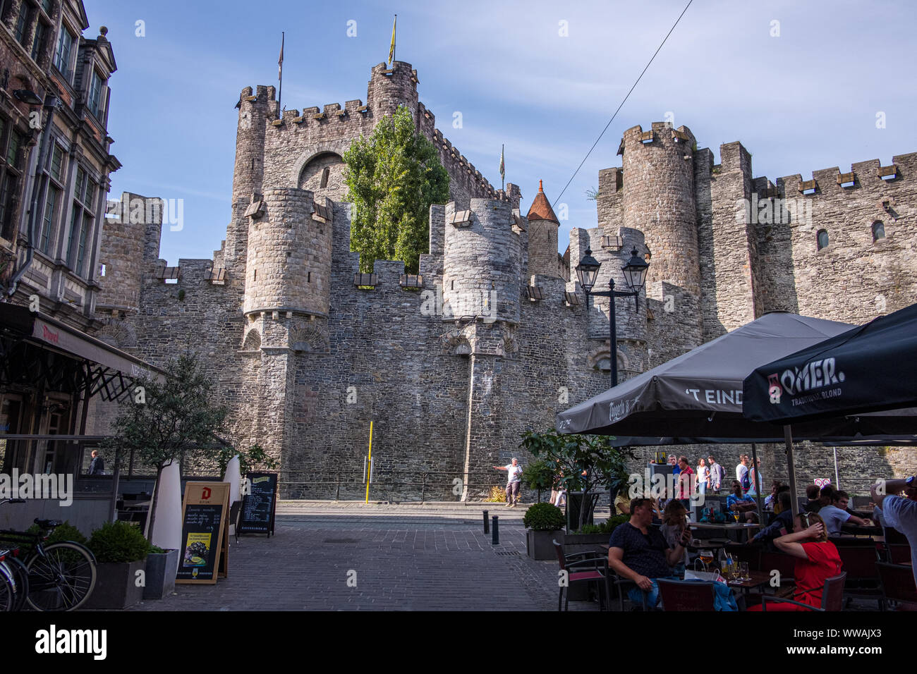 Historical centre of Ghent, Flemish Region, Belgium, EU Stock Photo - Alamy