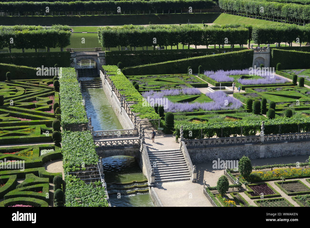 Chateau de Villandry, Loire Valley, France Stock Photo - Alamy