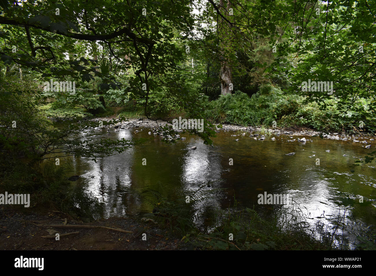 The River Aeron, Ceredigion, Wales Stock Photo - Alamy
