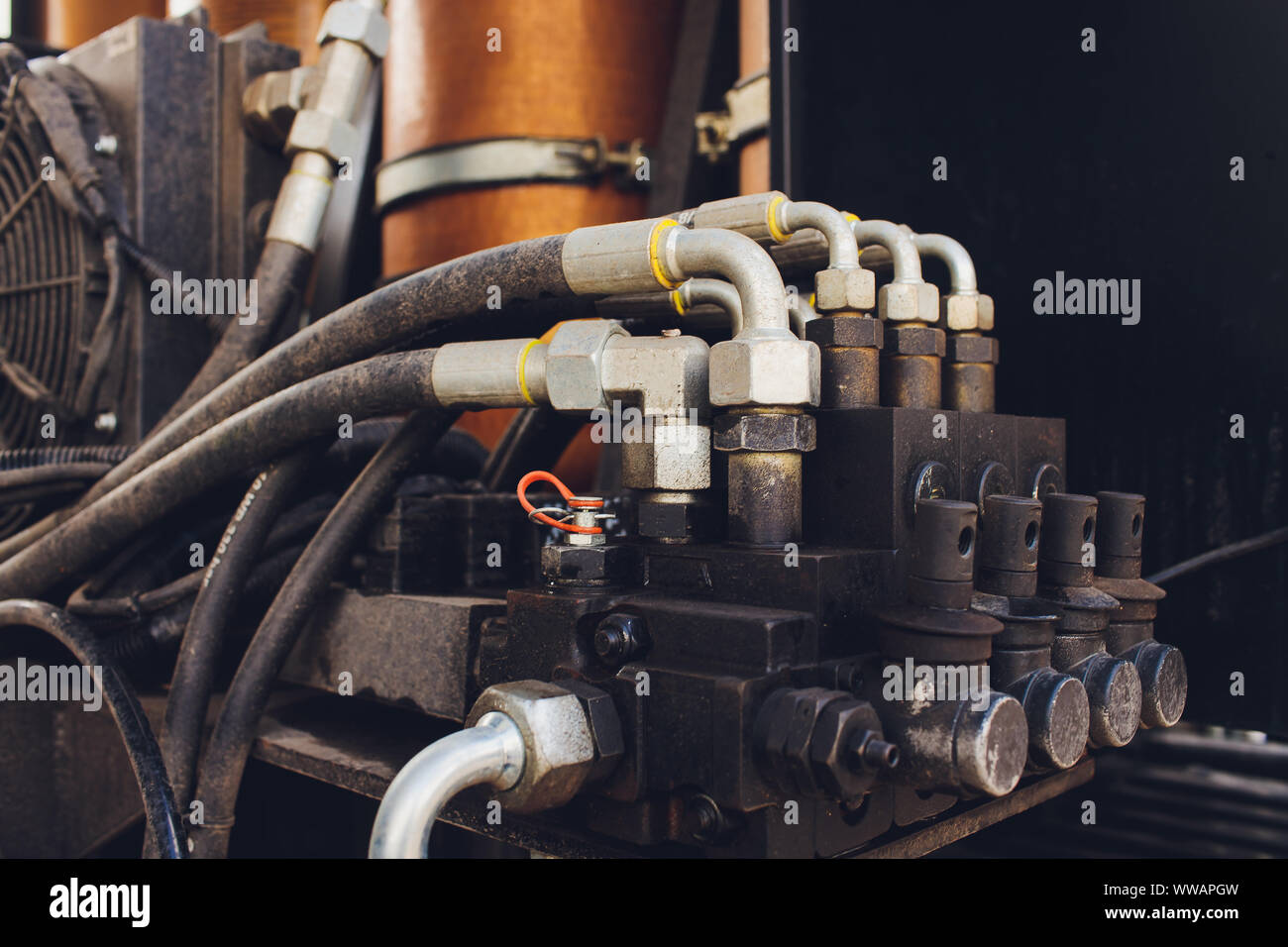 LPG , NGV Gas tanks are installed in a car for the 2 fuel system Stock ...