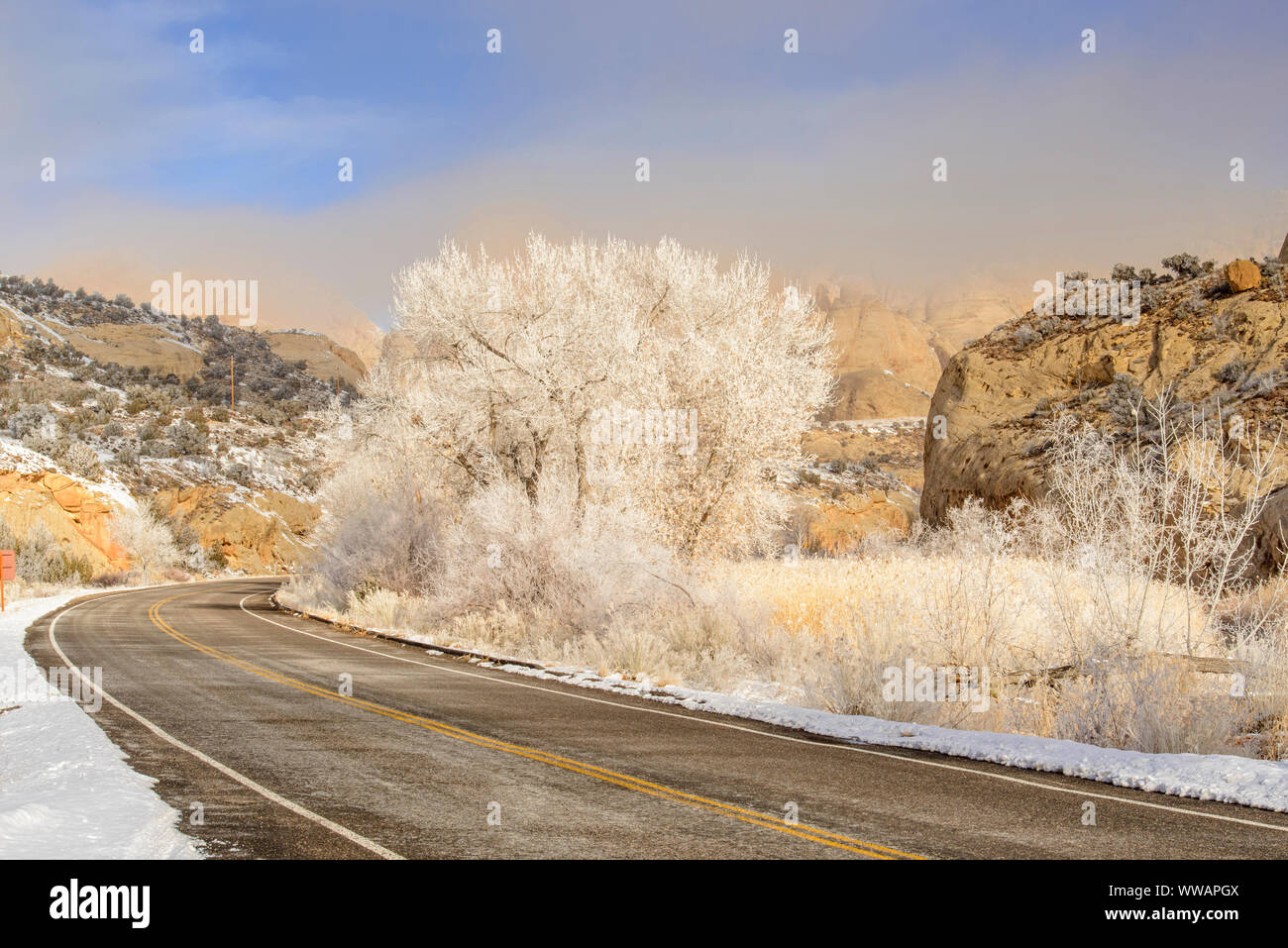 One of the most beautiful drives in america hi-res stock photography ...