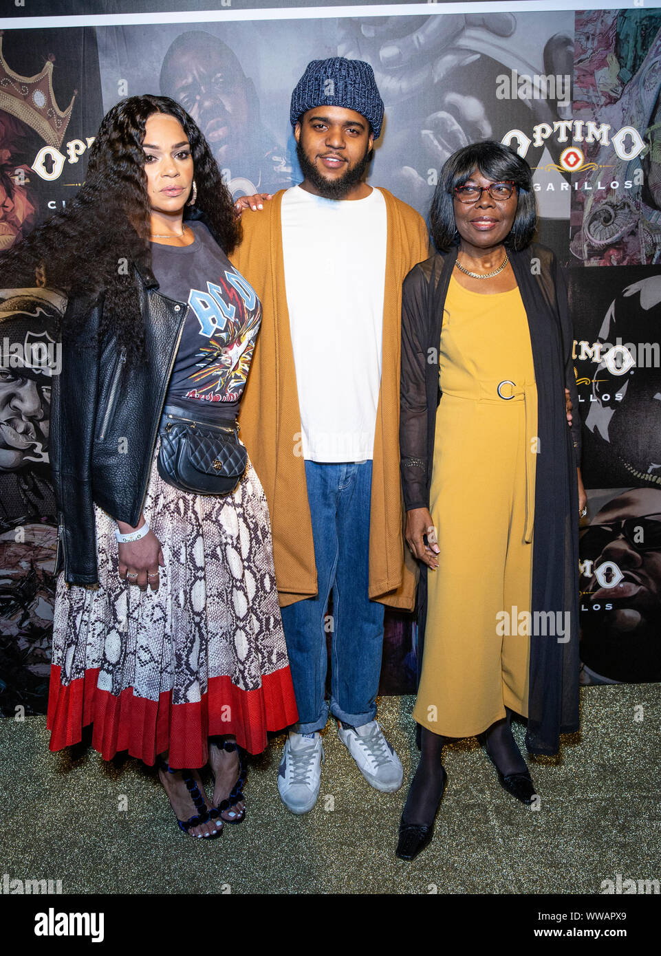 New York, NY - September 13, 2019: Faith Evans, Christopher Jordan ...