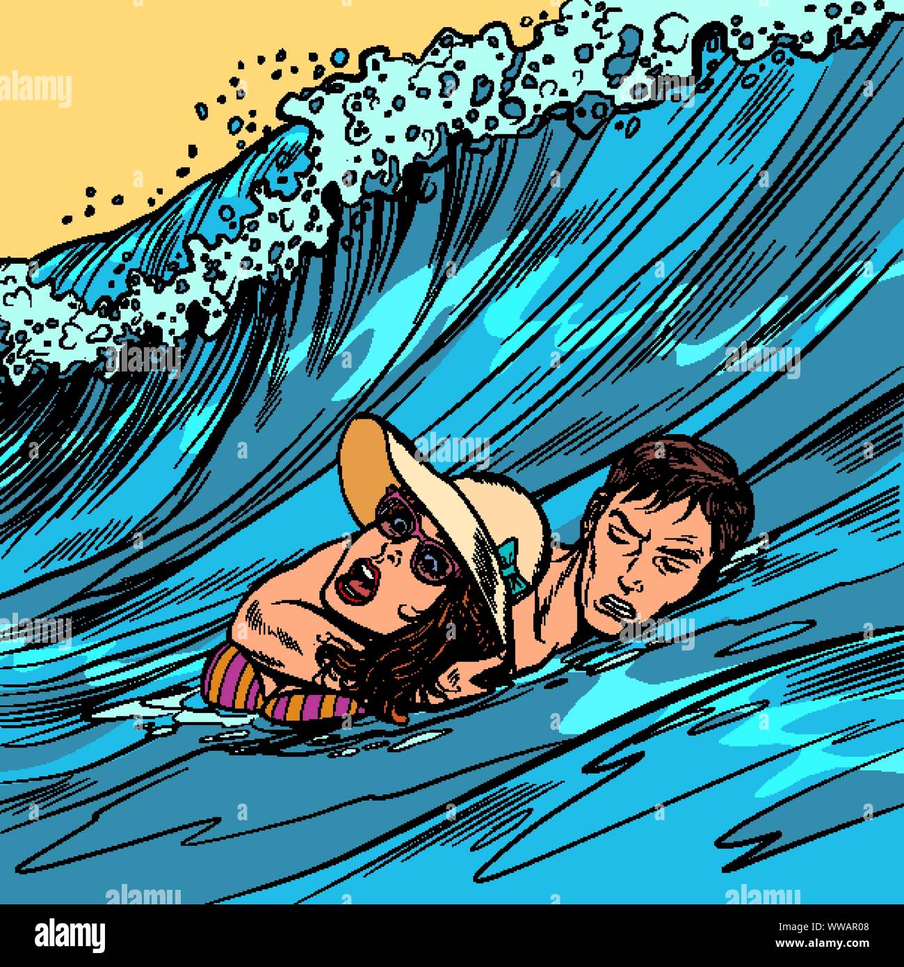 Surf rescue patrol Stock Vector Images - Alamy