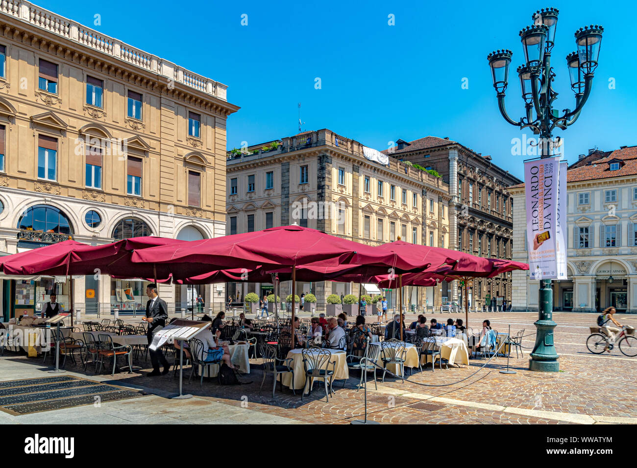Baroque square turin hi-res stock photography and images - Alamy