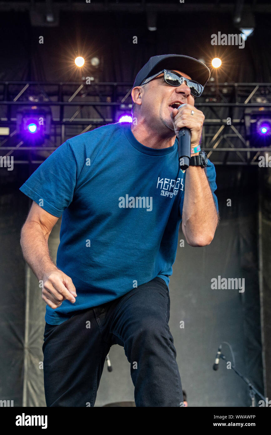 September 13, 2019, Chicago, Illinois, U.S: JIM LINDBERG of Pennywise ...