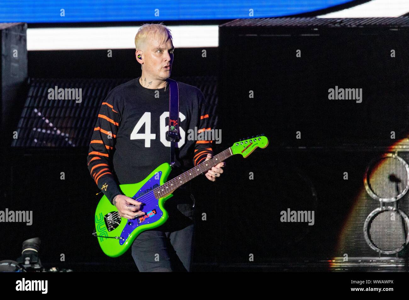 September 13, 2019, Chicago, Illinois, U.S: MATT SKIBA of Blink-182 ...