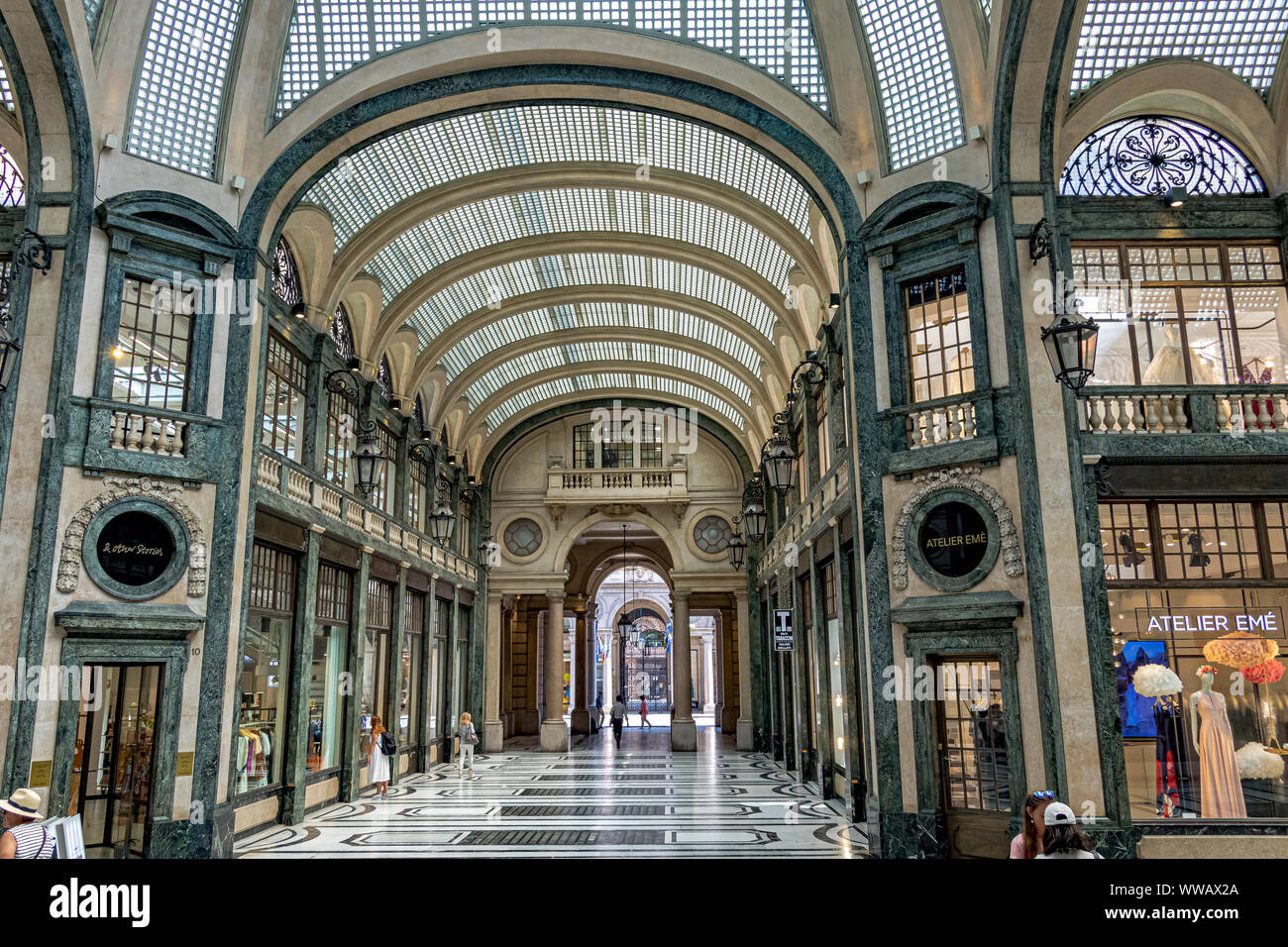 Covered Walkways In Turin High Resolution Stock Photography and Images ...