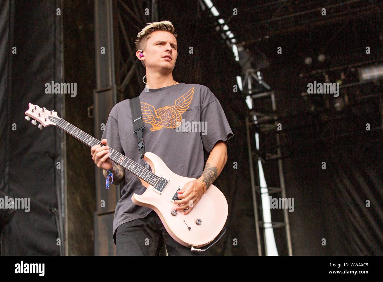 September 13, 2019, Chicago, Illinois, U.S: SAM BOWDEN of Neck Deep ...