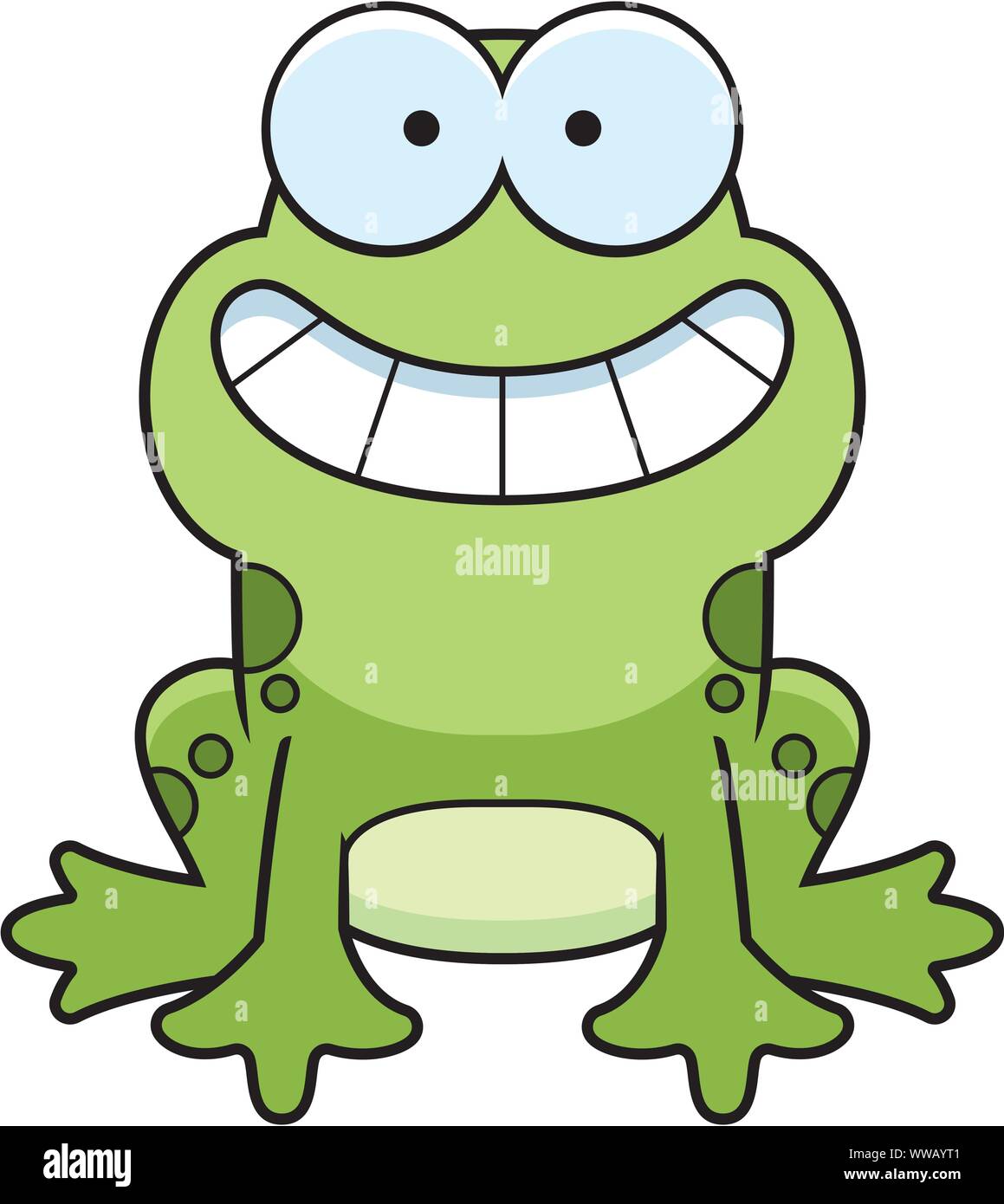 Frog cartoon clipart Cut Out Stock Images & Pictures - Alamy