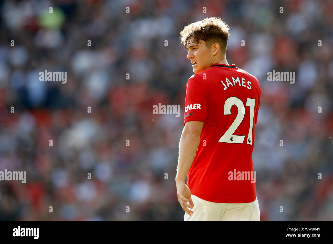 Manchester United's Daniel James during the Premier League match at Old ...