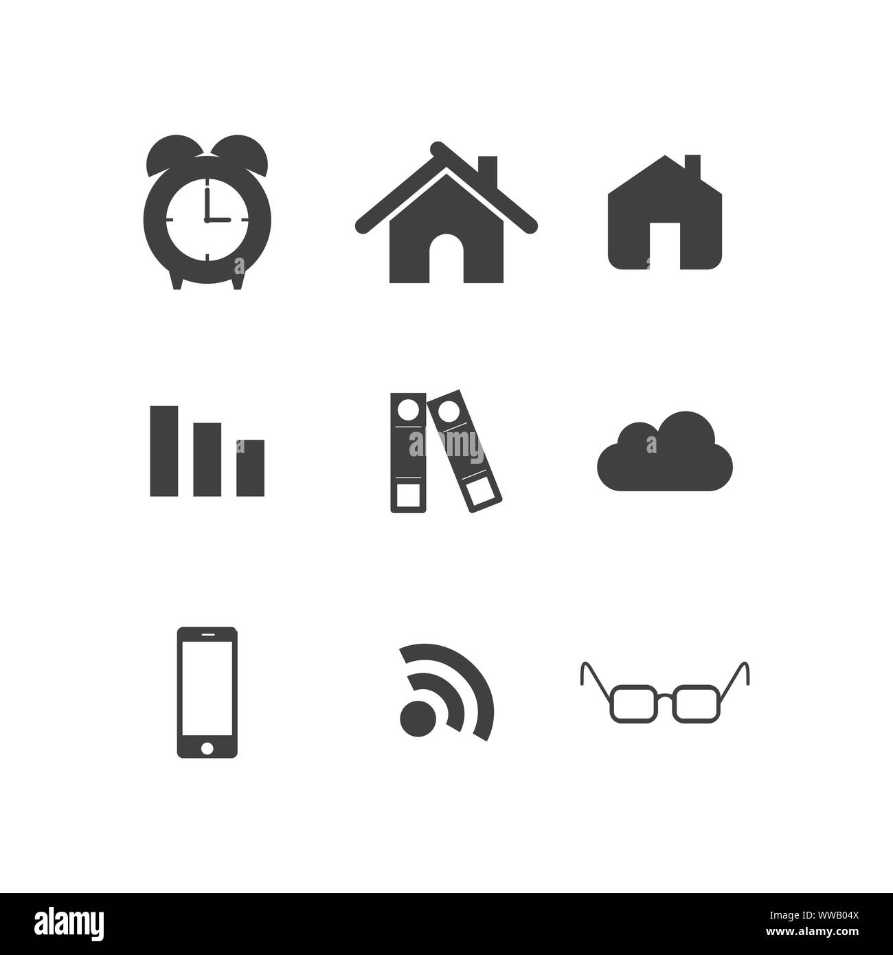 website element icons for web design. Modern website elements icon set ...