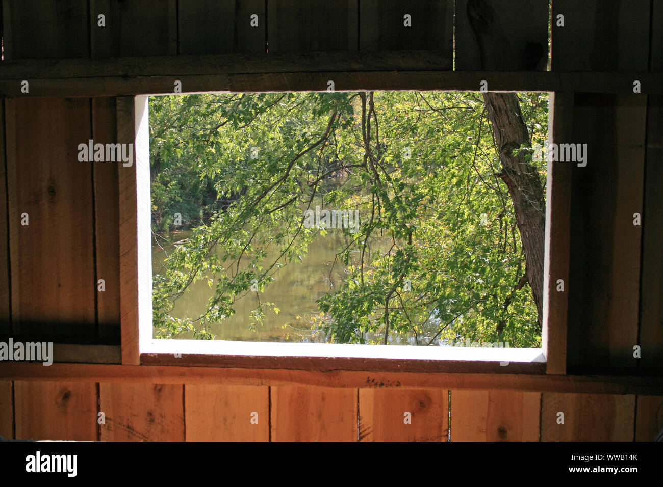 Rinard Covered Bridge,Ohio Stock Photo - Alamy