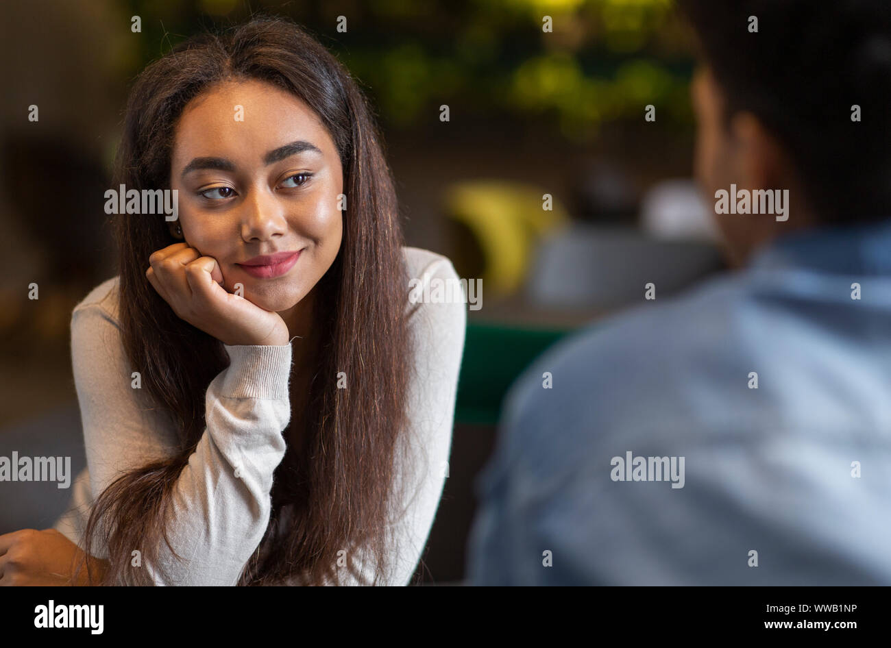 Flirty girl hi-res stock photography and images - Alamy