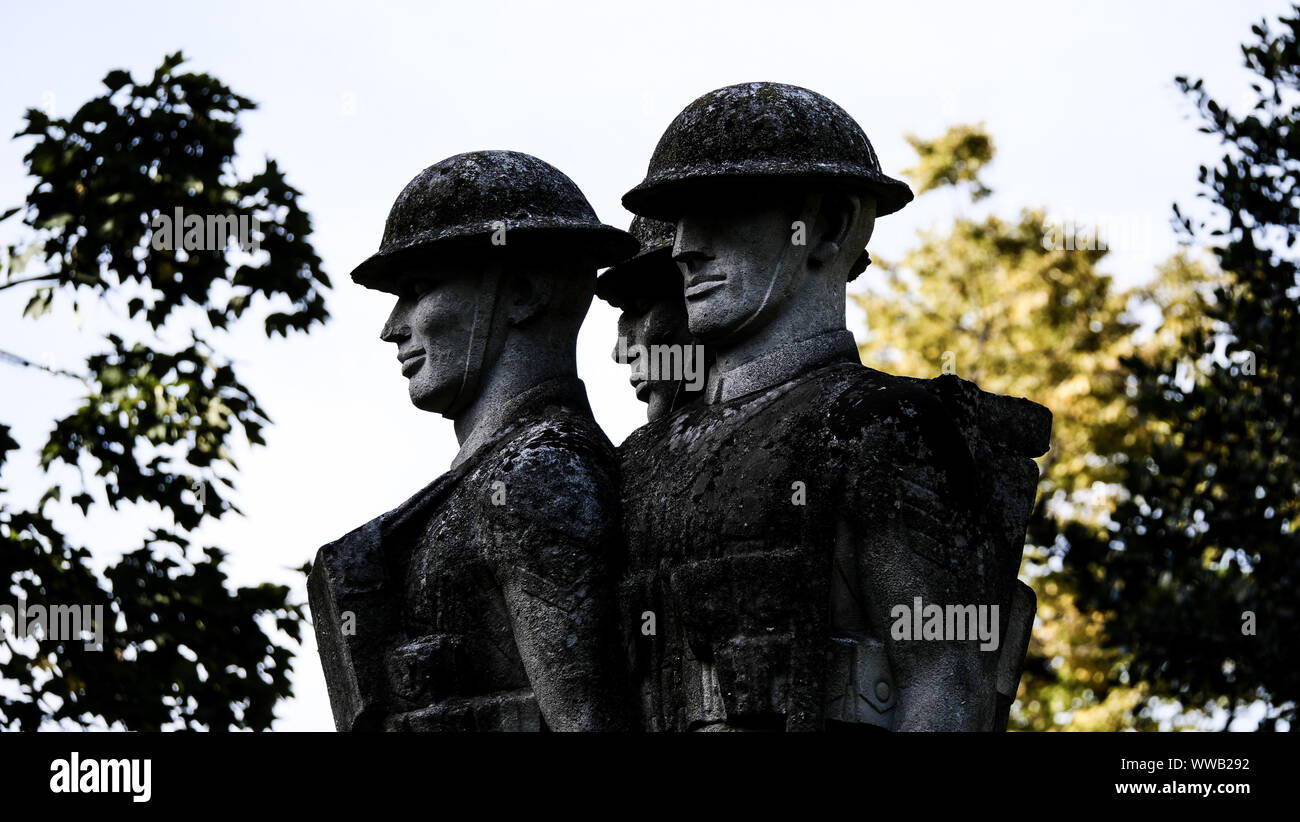 Eric Kennington War Memorial, London Stock Photo - Alamy
