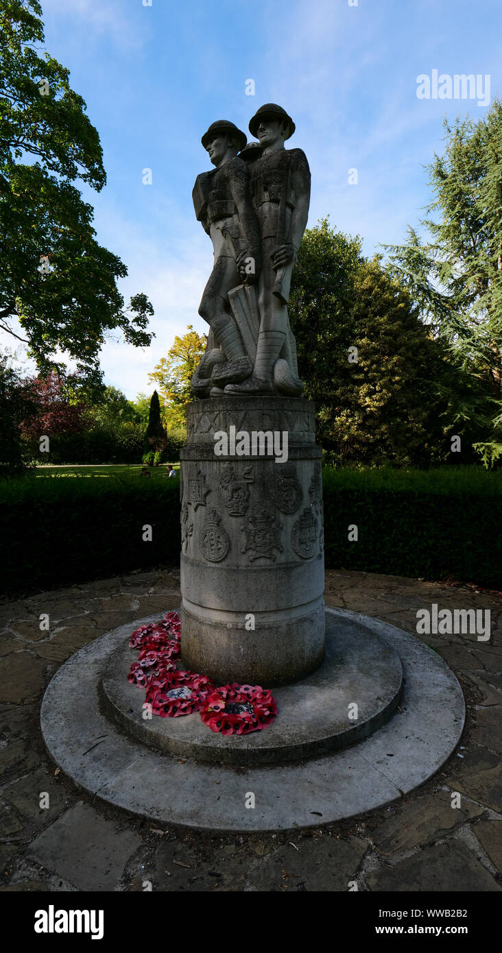 Eric Kennington War Memorial, London Stock Photo - Alamy