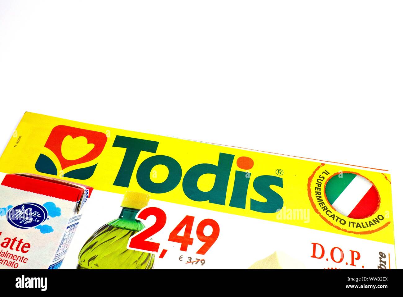 Weekly Ad Flyer of TODIS Supermarket Stock Photo - Alamy
