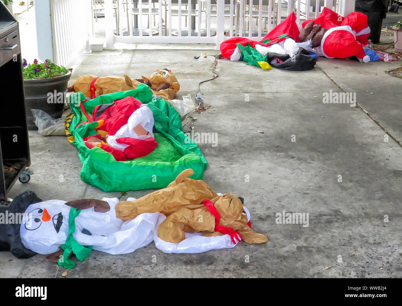 Santa Deflated High Resolution Stock Photography and Images - Alamy