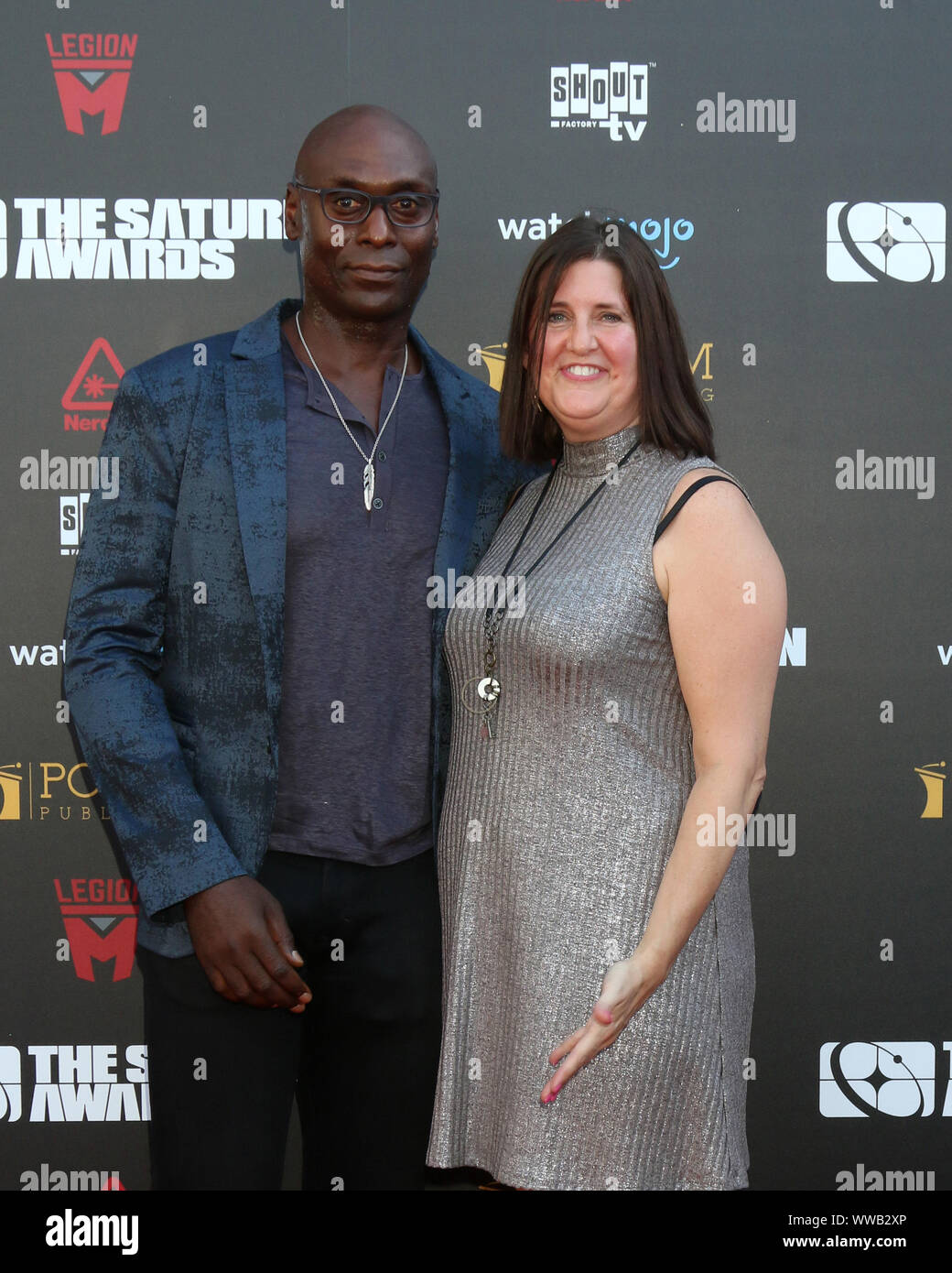 Lance reddick and stephanie reddick hi-res stock photography and images ...