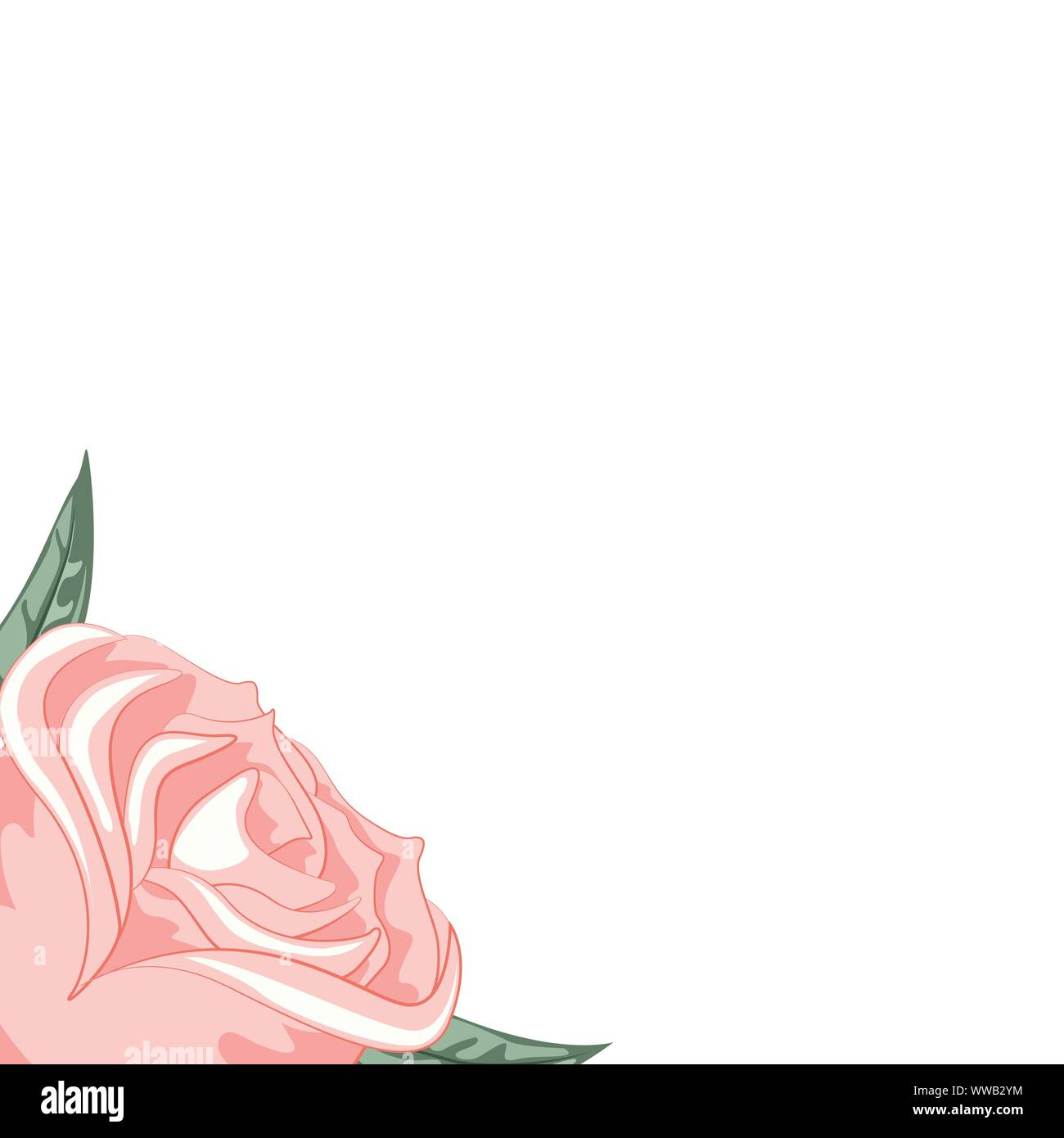 Beautiful rose frame for dedication Stock Vector Image & Art - Alamy