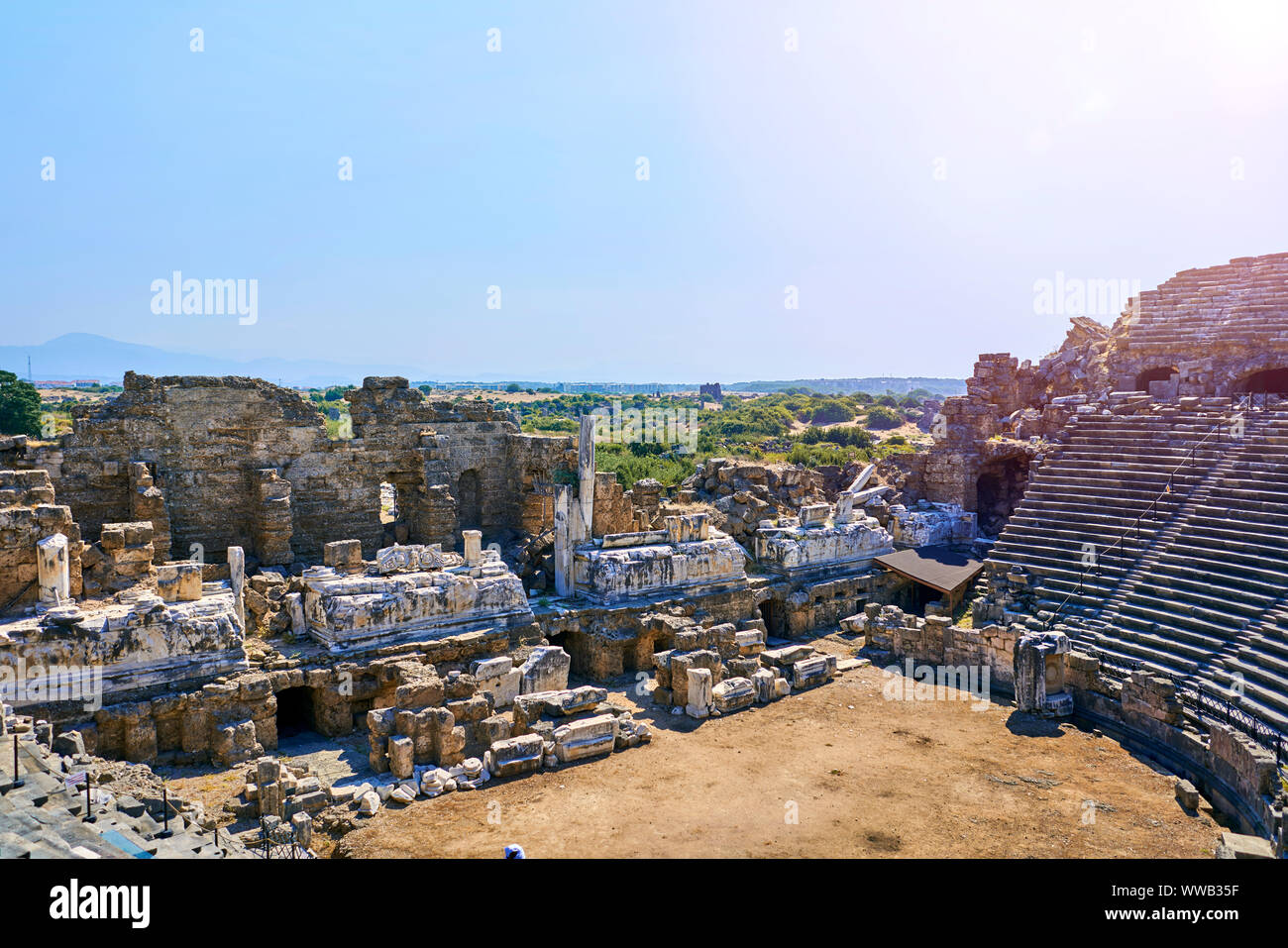 beautiful ruins of the ancient city Stock Photo - Alamy