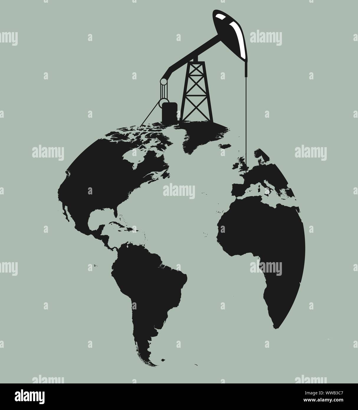 Oil head Stock Vector Images - Alamy