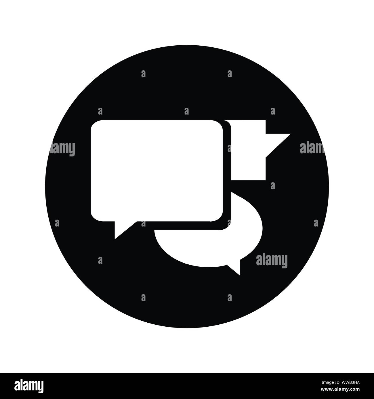 Test talk Stock Vector Images - Alamy