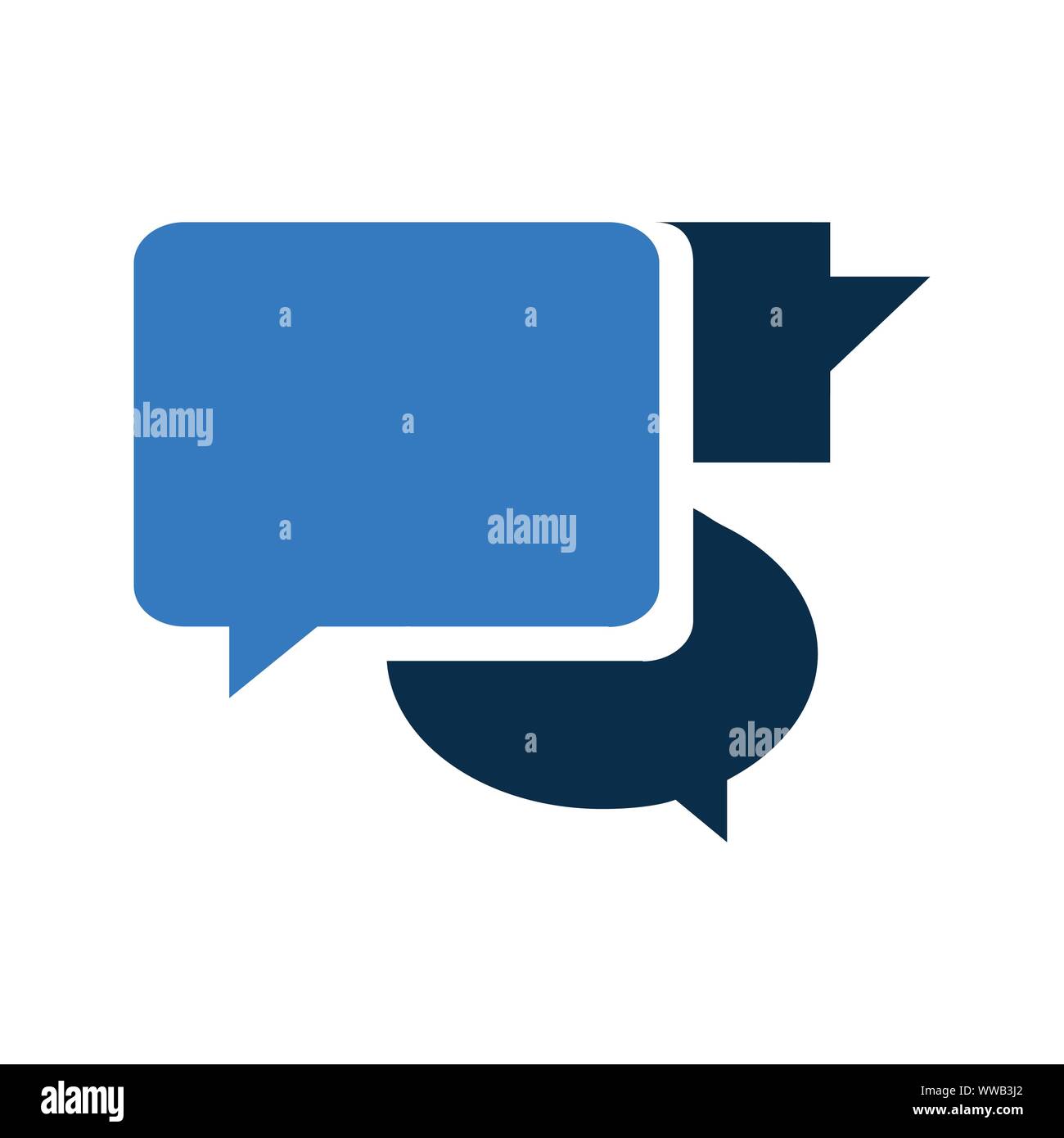 Test talk Stock Vector Images - Alamy