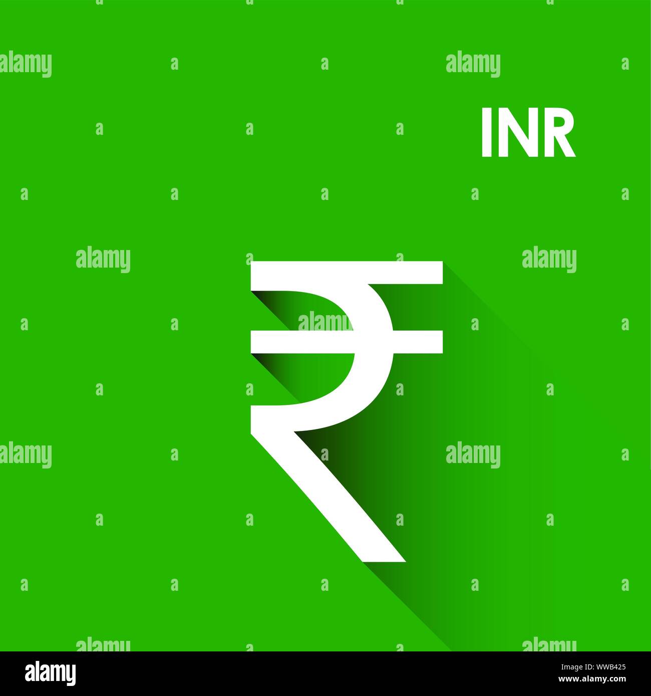 Rupee icon vector vectors hi-res stock photography and images - Alamy