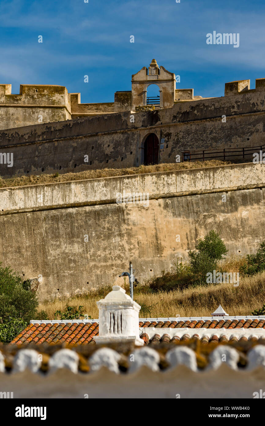 The San Sebastian Fort in Castro Marim, Algarve, Portugal Stock Photo ...