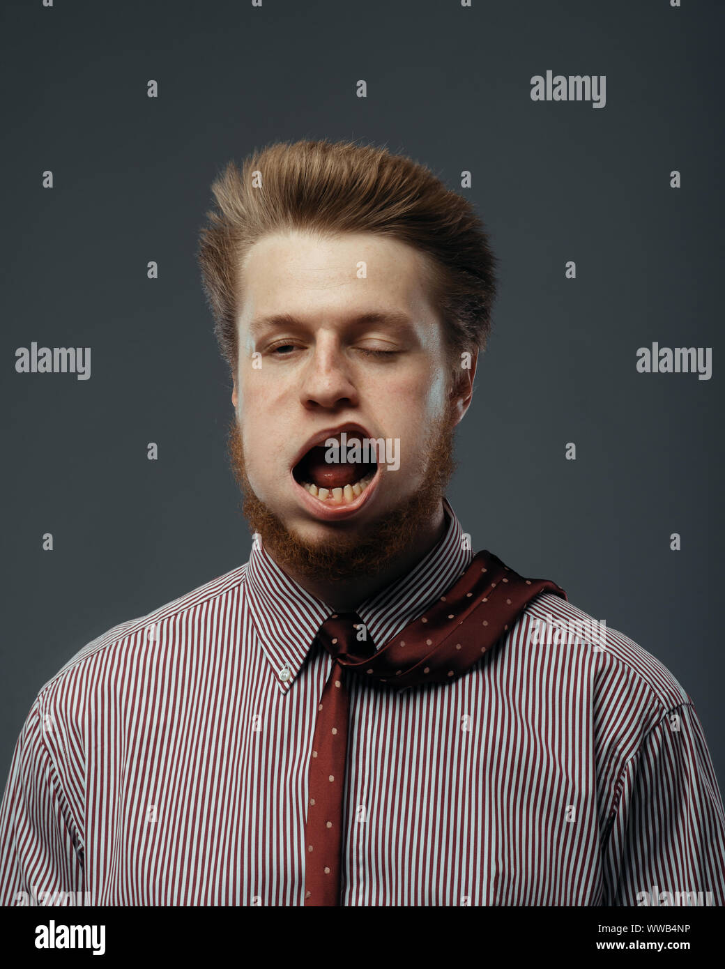 Strong wind face hi-res stock photography and images - Alamy