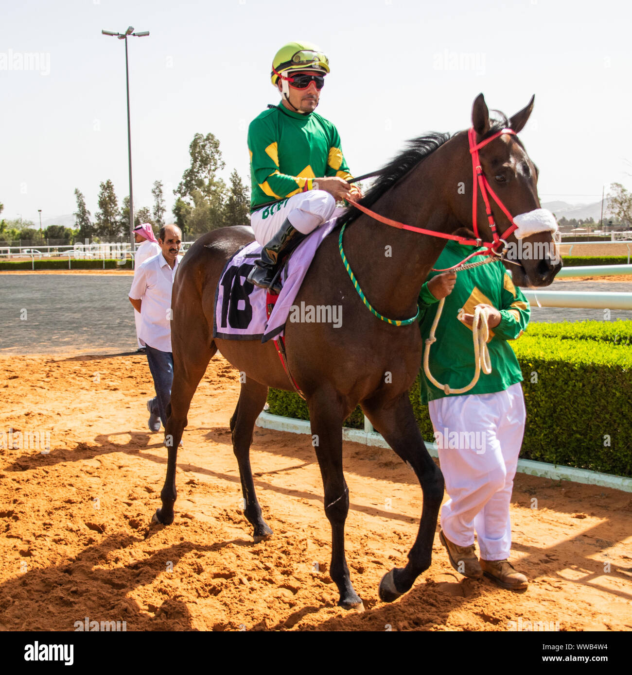 Horse Racing at King Khalid Racetrack, Taif, Saudi Arabia 22/06/2019 ...