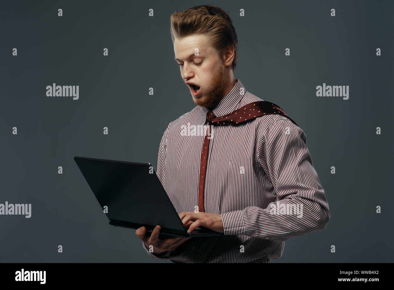 Man hair blowing wind hi-res stock photography and images - Alamy