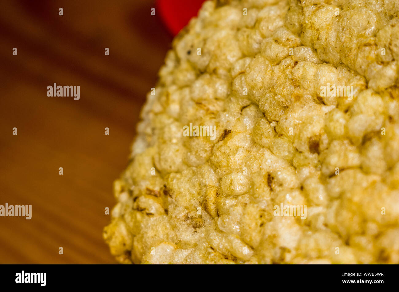 diet crunches - crispy bread of wheat, rice and fruit, texture close-up ...