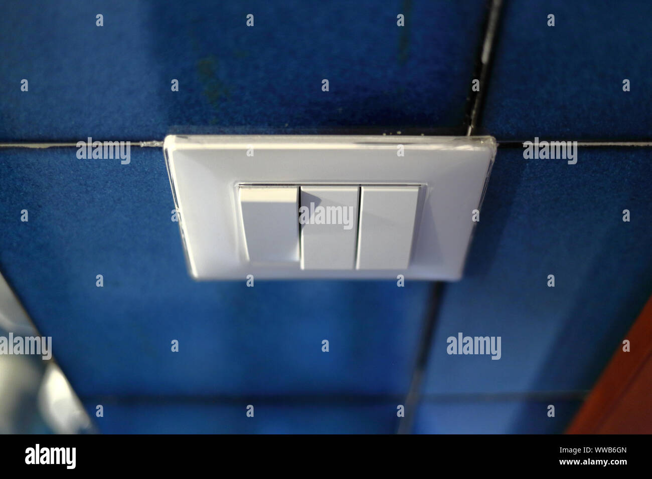 Lighting switches and sockets with European standard Stock Photo - Alamy